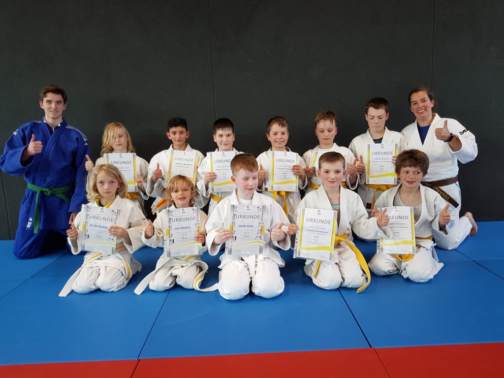 Erste Judo Kyu-Graduierungen – PSV Oldenburg e.V.